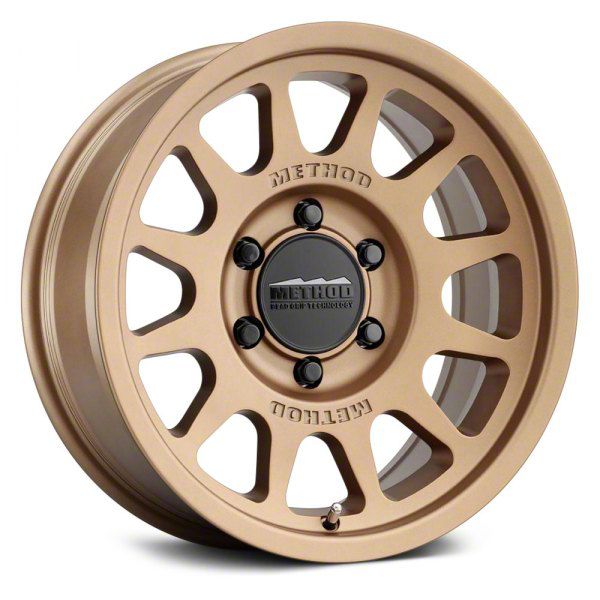 Method Race Wheels Jeep Wrangler MR703 Bead Grip Bronze Wheel; 17x8.5 ...