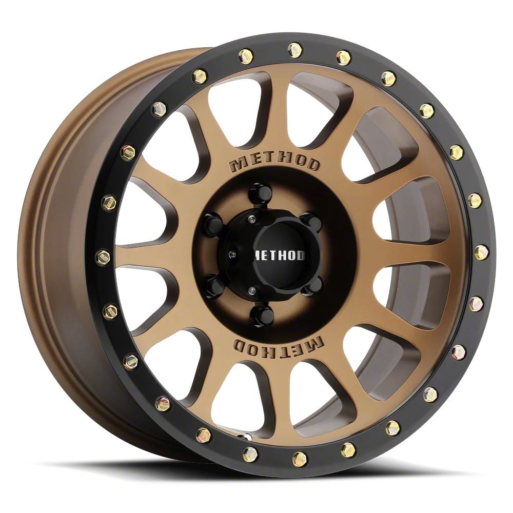 Method Race Wheels Tacoma MR305 NV Bronze with Matte Black Lip 6-Lug ...