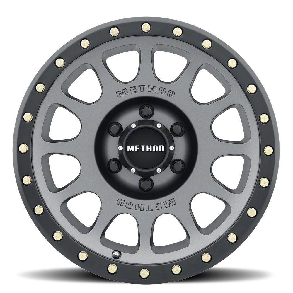 Method Race Wheels Tacoma MR305 NV Titanium with Matte Black Lip 6-Lug ...