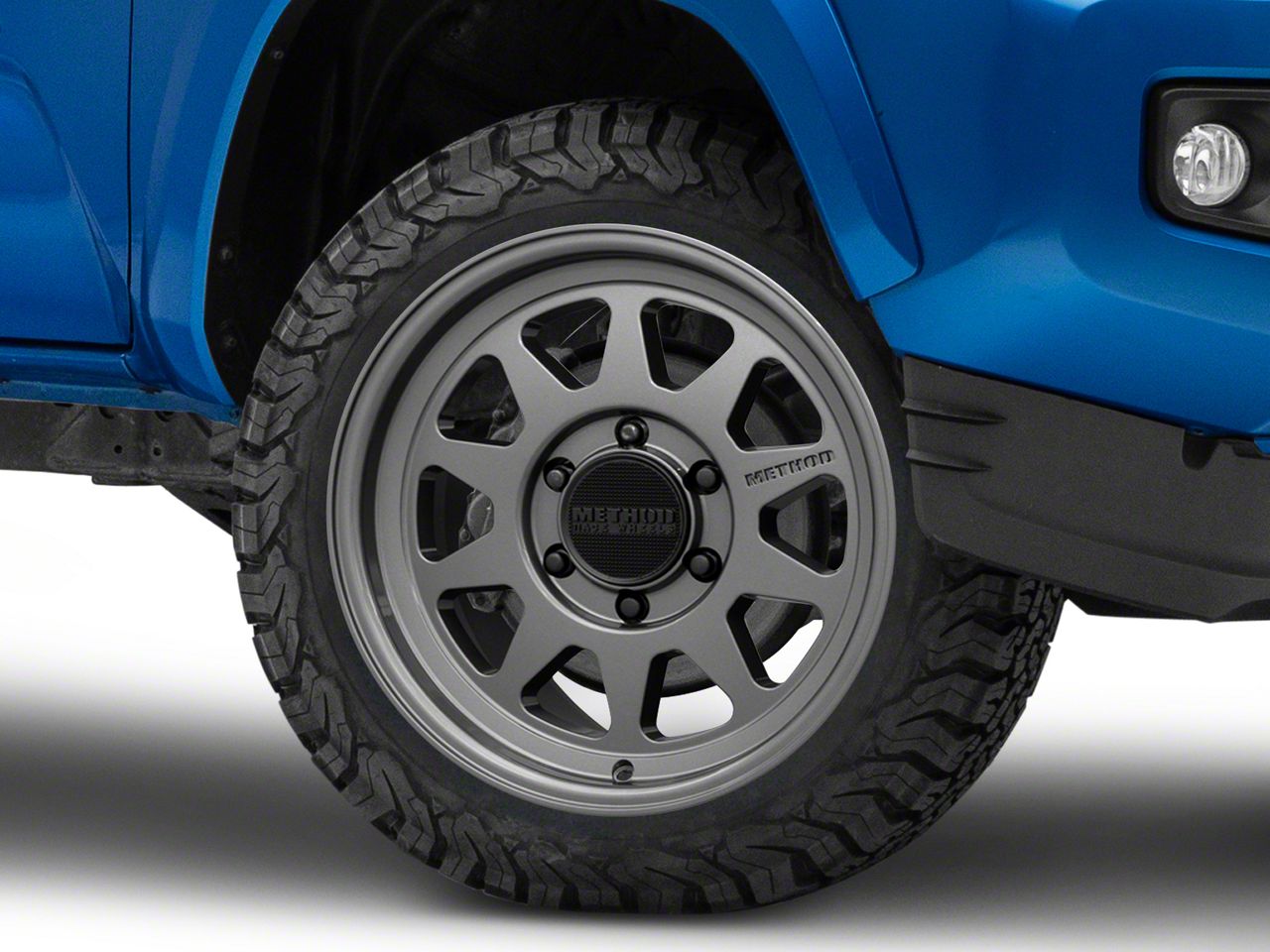 Method Race Wheels Tacoma MR316 Gloss Titanium 6-Lug Wheel; 20x9; 18mm ...