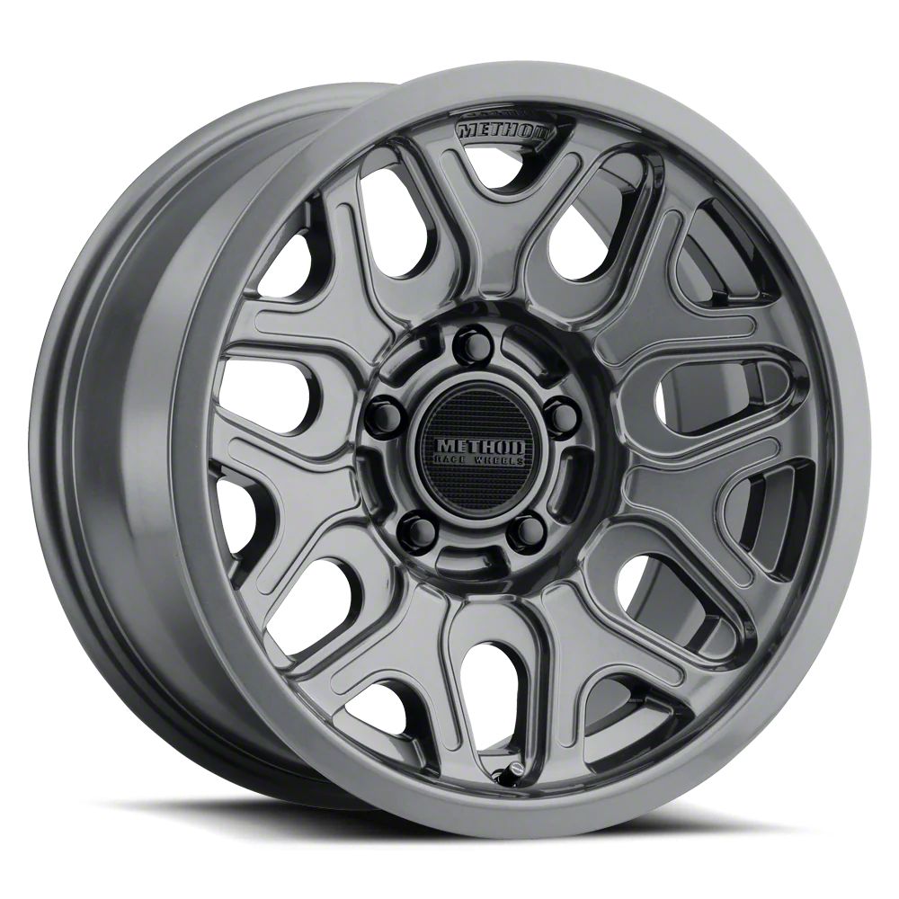 Method Race Wheels Titan MR322 Gloss Titanium 6-Lug Wheel; 20x9; 12mm ...