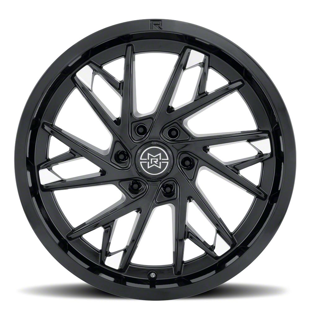 Method Race Wheels Titan XD MR801 Gloss Black Milled 6-Lug Wheel; 22x10 ...