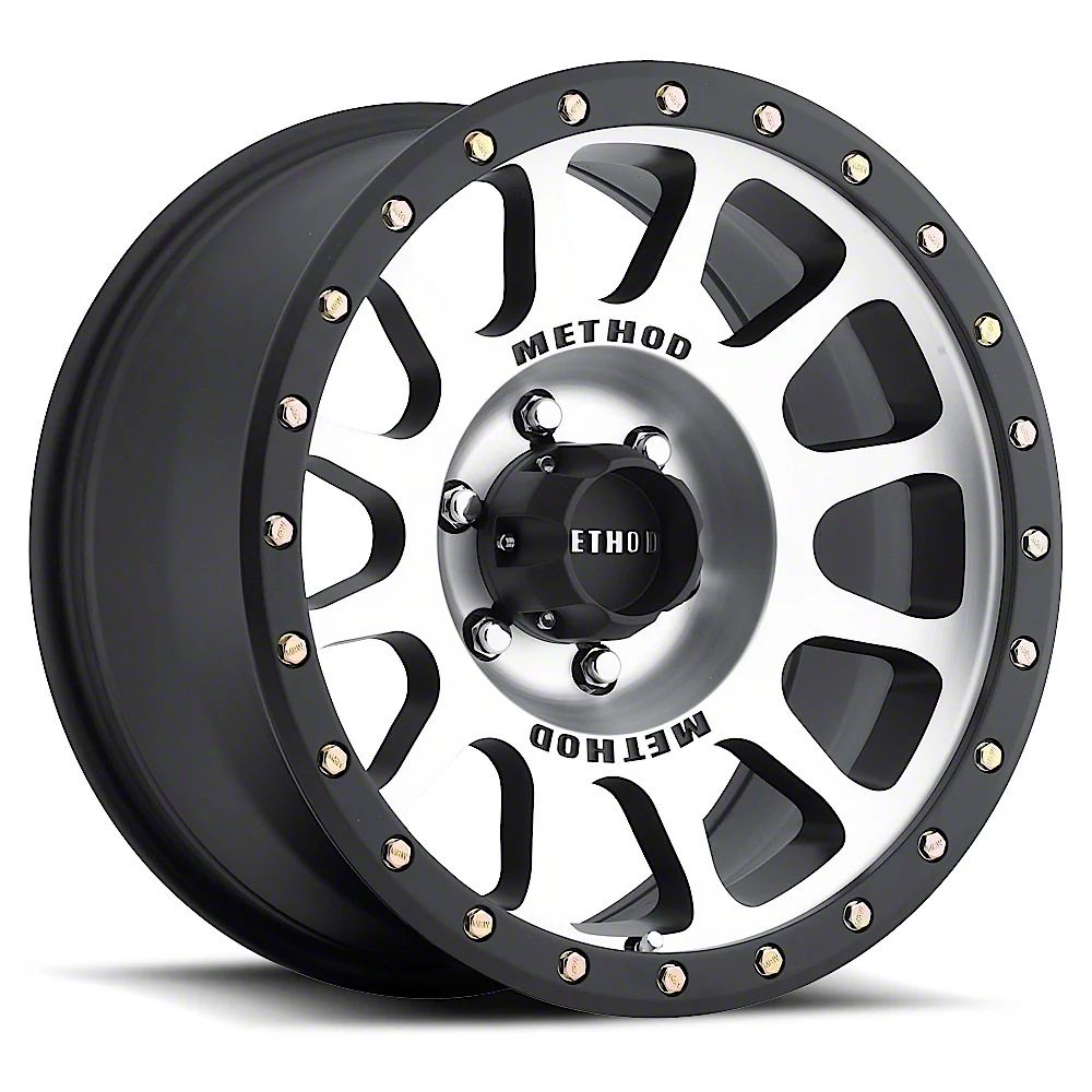 Method Race Wheels Tundra MR305 NV Machined with Matte Black Lip 6-Lug ...