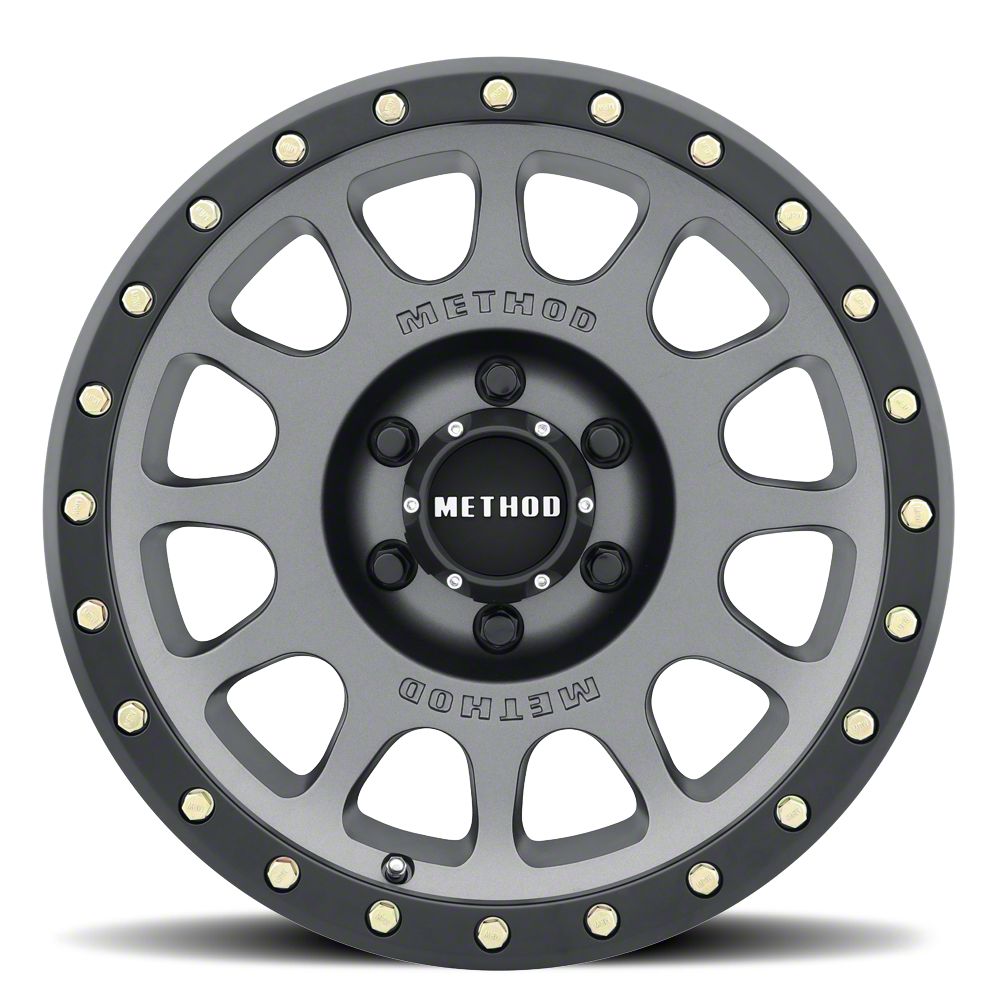 Method Race Wheels Tundra MR305 NV Titanium with Matte Black Lip 6-Lug ...