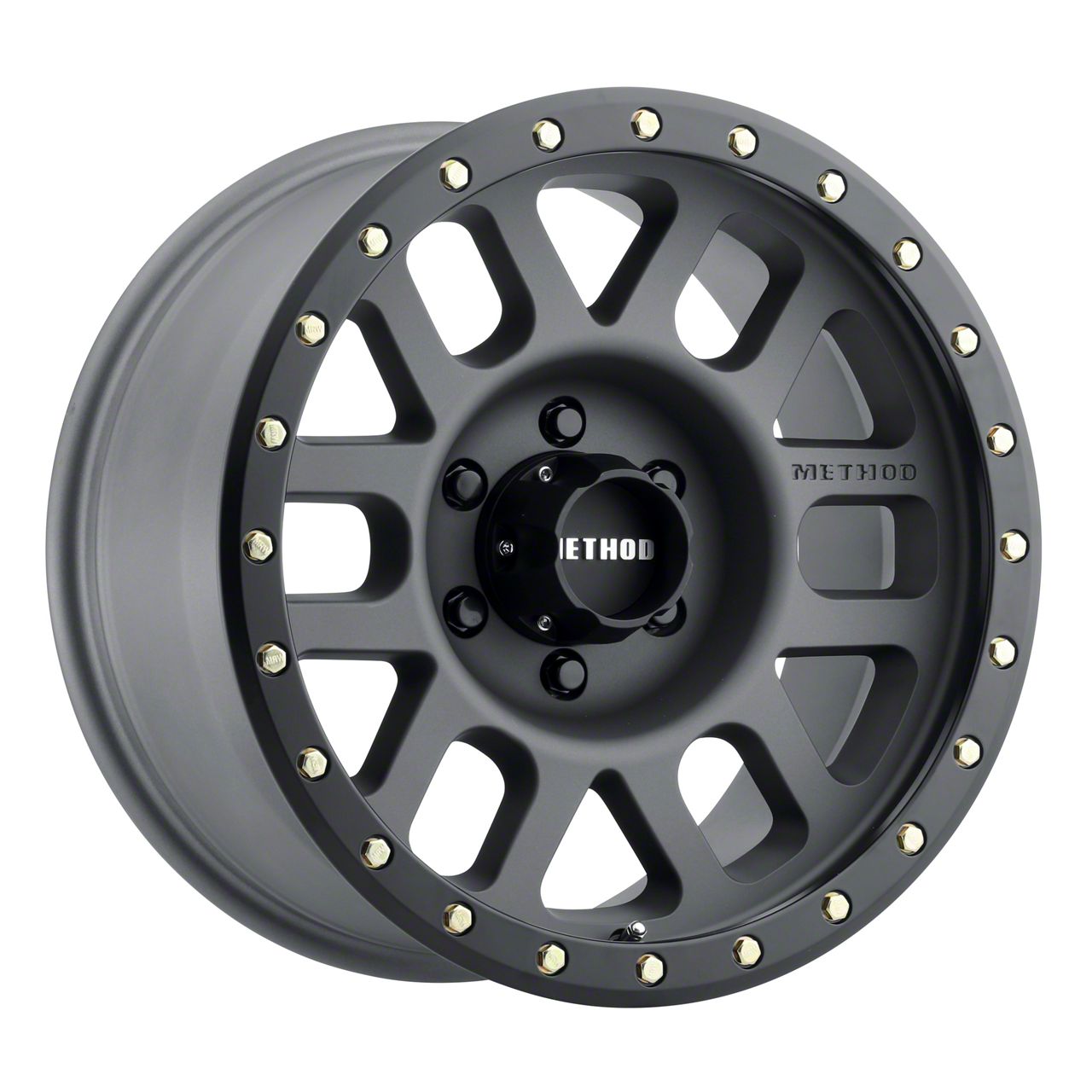 Method Race Wheels Tundra MR309 Grid Titanium 6-Lug Wheel; 18x9; 0mm ...