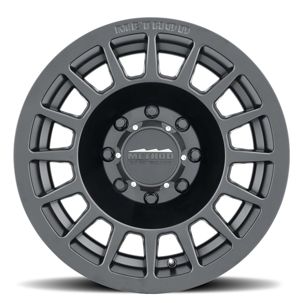 Method Race Wheels Tundra MR707 Bead Grip Matte Black 6-Lug Wheel; 18x9 ...
