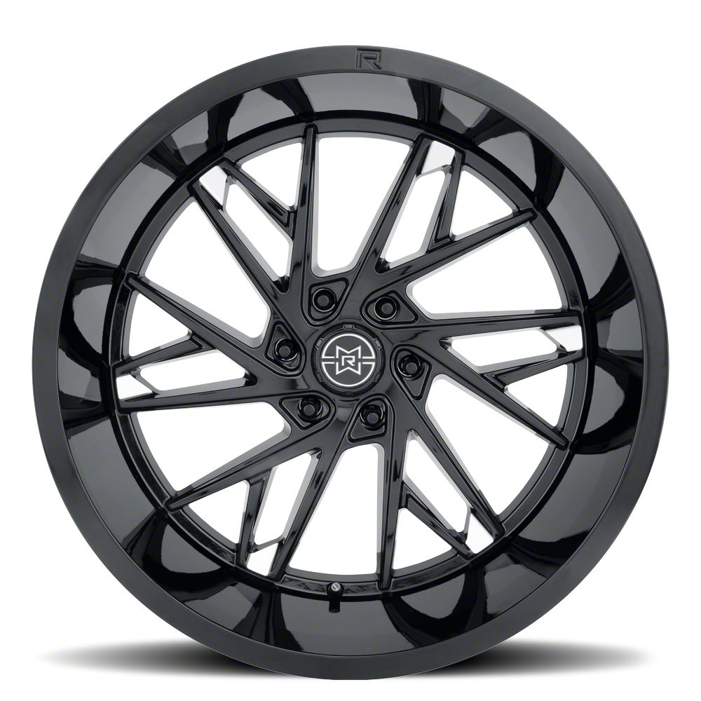 Method Race Wheels Tundra MR801 Gloss Black Milled 6-Lug Wheel; 20x12 ...