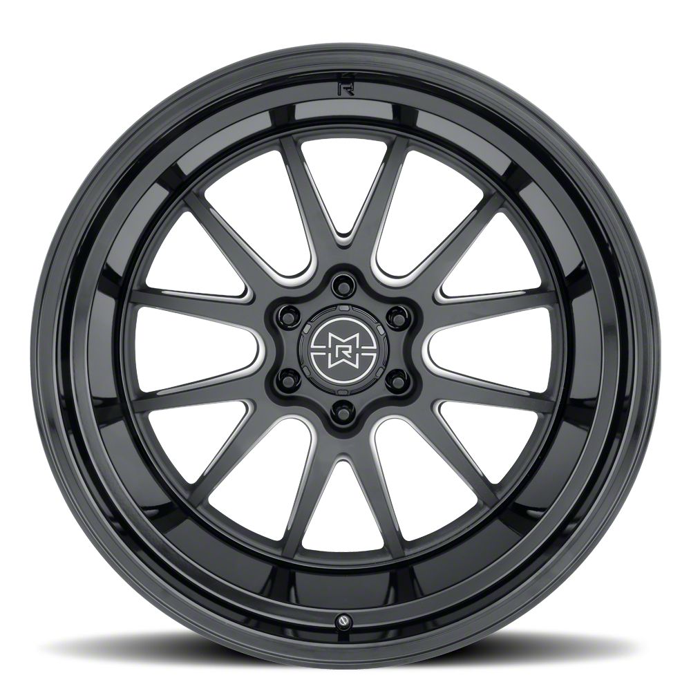 Method Race Wheels Tundra MR802 Double Black Milled 6-Lug Wheel; 20x12 ...