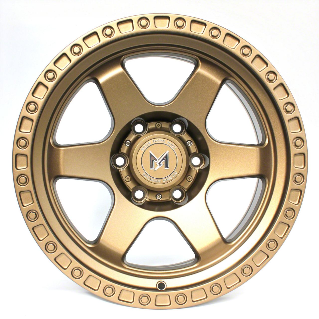 MFlow Racing Bronco MF03 Matte Bronze 6-Lug Wheel; 17x9; -12mm Offset ...