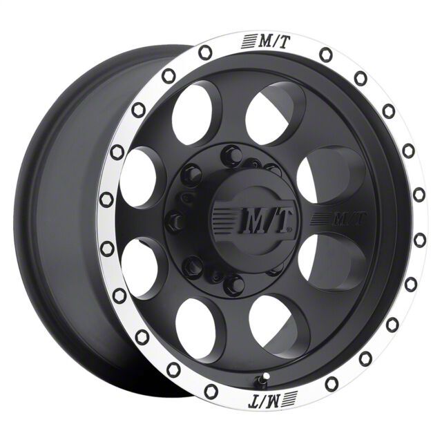 Mickey Thompson Bronco Classic Baja Lock Matte Black 6-Lug Wheel; 16x8 ...