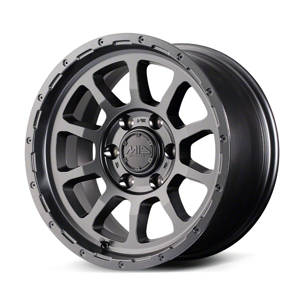 MID Wheels by RAYS Toyota 4-Runner M10 Barrel Black 6-Lug Wheel; 17x8.5 ...