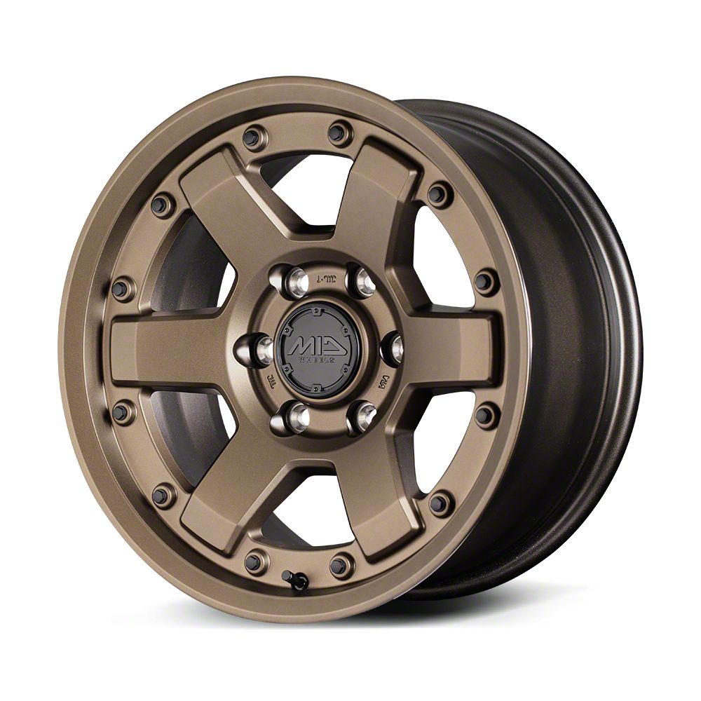 MID Wheels by RAYS Bronco M6 Dark Bronze 6-Lug Wheel; 17x8.5; 0mm ...