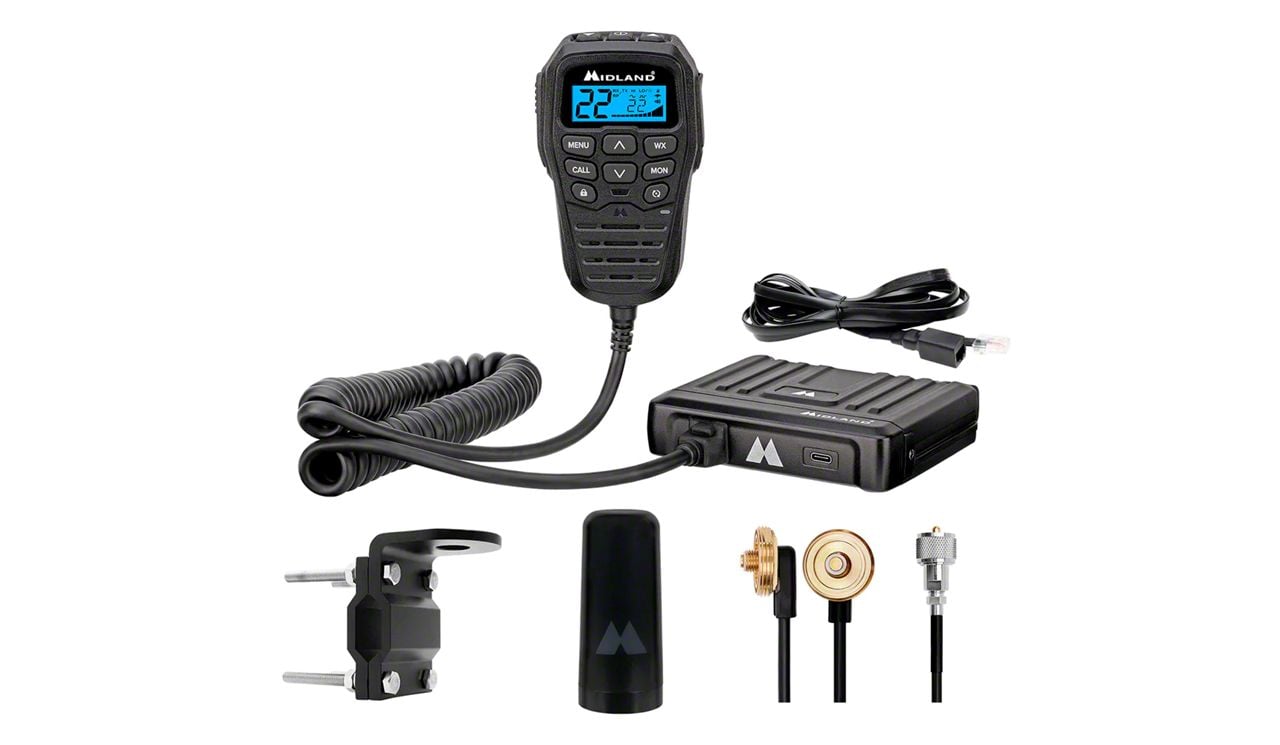 Midland Radio Jeep Wrangler MicroMobile GMRS Two-Way Radio Bundle with ...