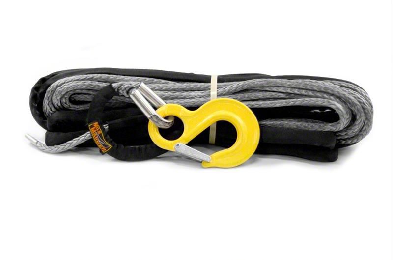 Mile Marker Bronco 3/8-Inch x 100-Foot Synthetic Rope; Black and Gray ...