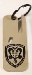 Milspec Plastics Tundra Cobra Cutter Safety Cutter Keychain; Tan; 5 ...