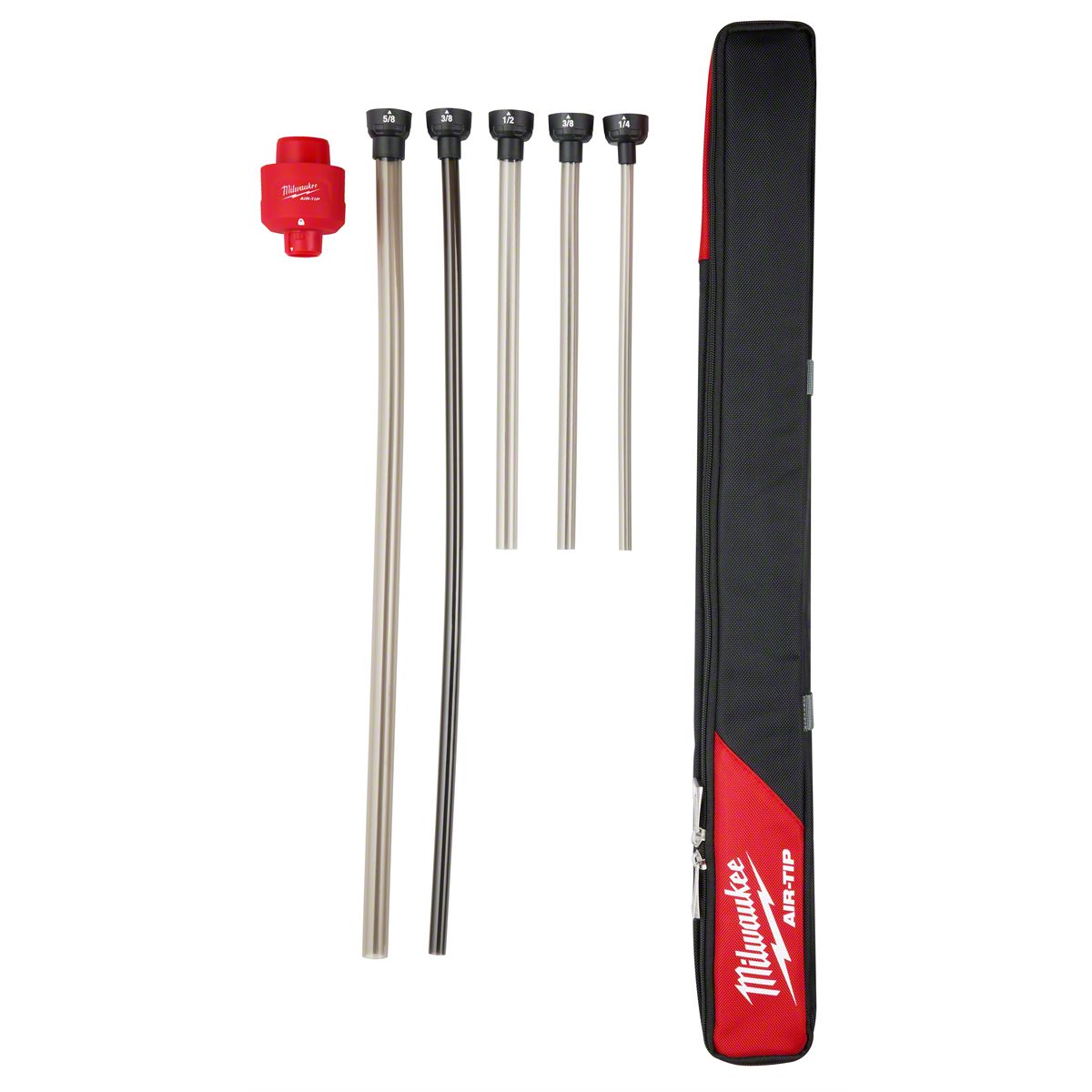 Milwaukee Tool Universal XT AIR-TIP Long Reach Flexible Micro Hose Set ...