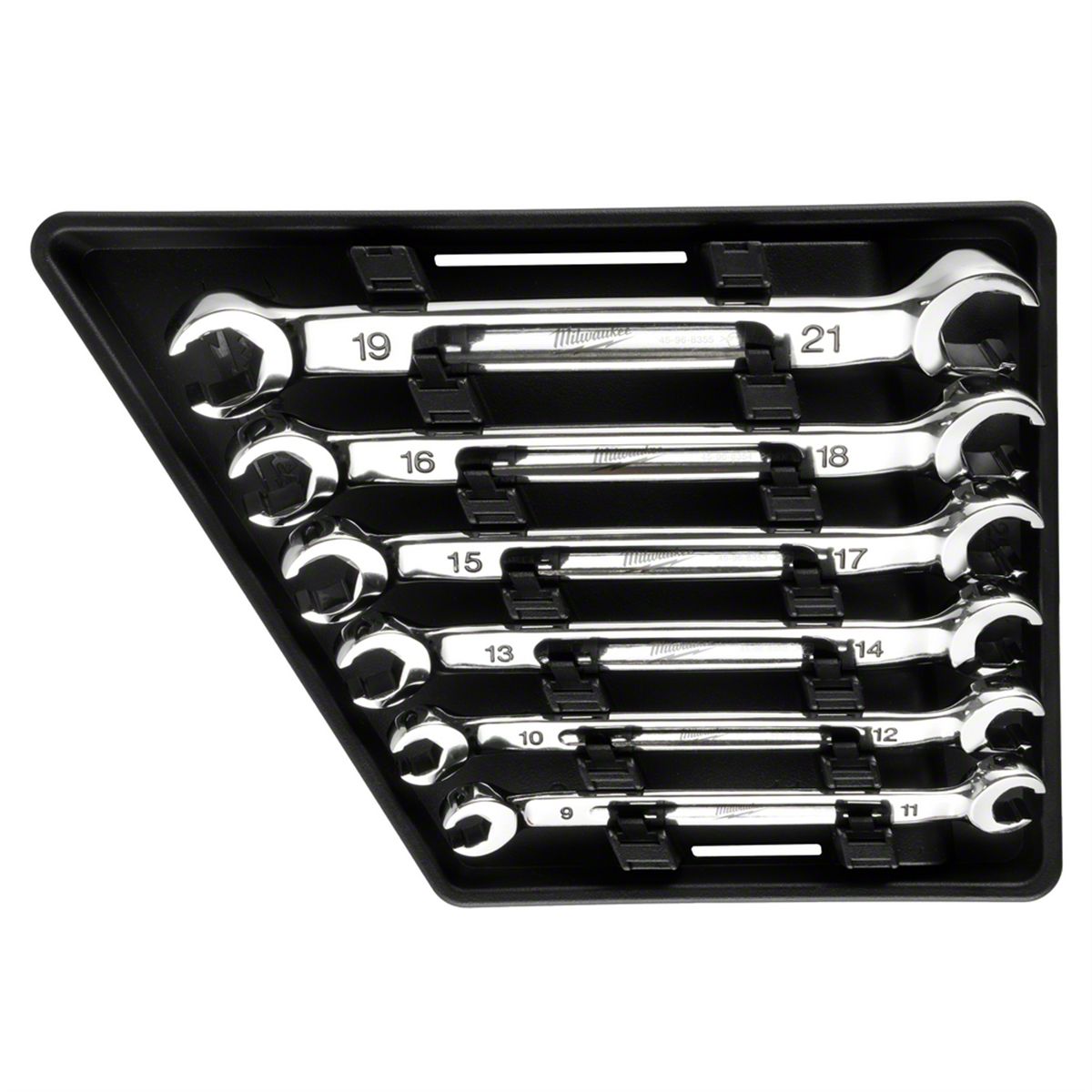 Milwaukee Tool Universal XT Double End Flare Nut Metric Wrench Set; 6 ...