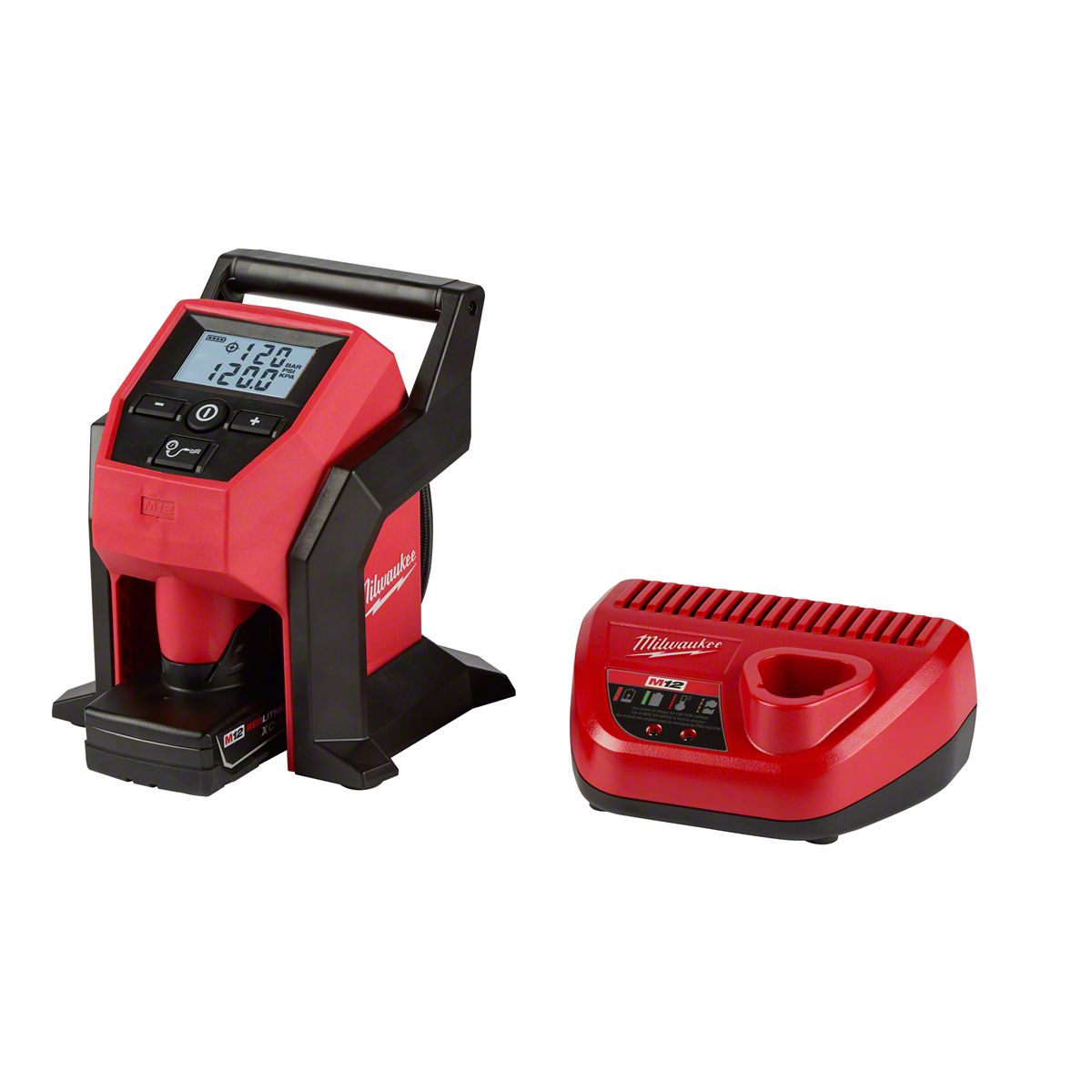 Milwaukee Tool Universal XT M12 Compact Inflator kit MLW2475-21XC ...
