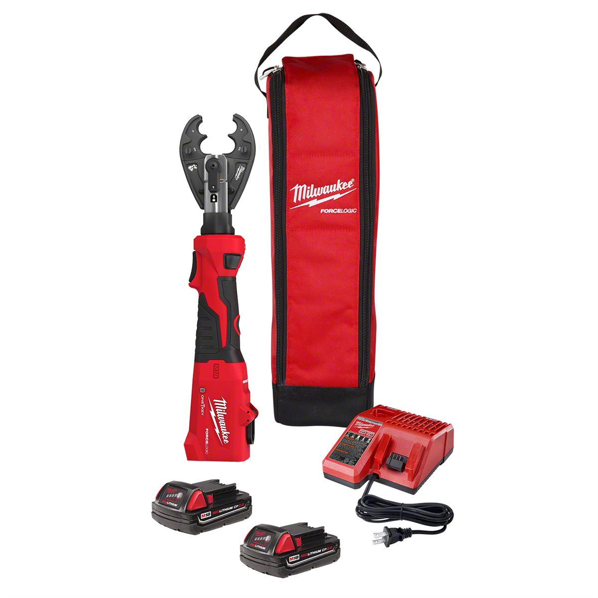 Milwaukee Tool Universal XT M18 FORCE LOGIC 6T Linear Utility Crimper ...