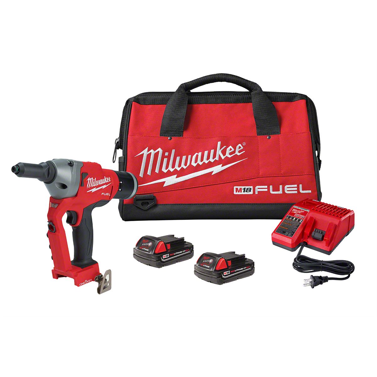 Milwaukee Tool Universal XT M18 FUEL 1/4-Inch Blind Rivet Tool with One ...