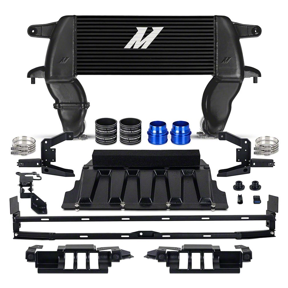 Mishimoto Bronco High-Mount Intercooler; Black MMINT-BR-21HBK (21-26 ...