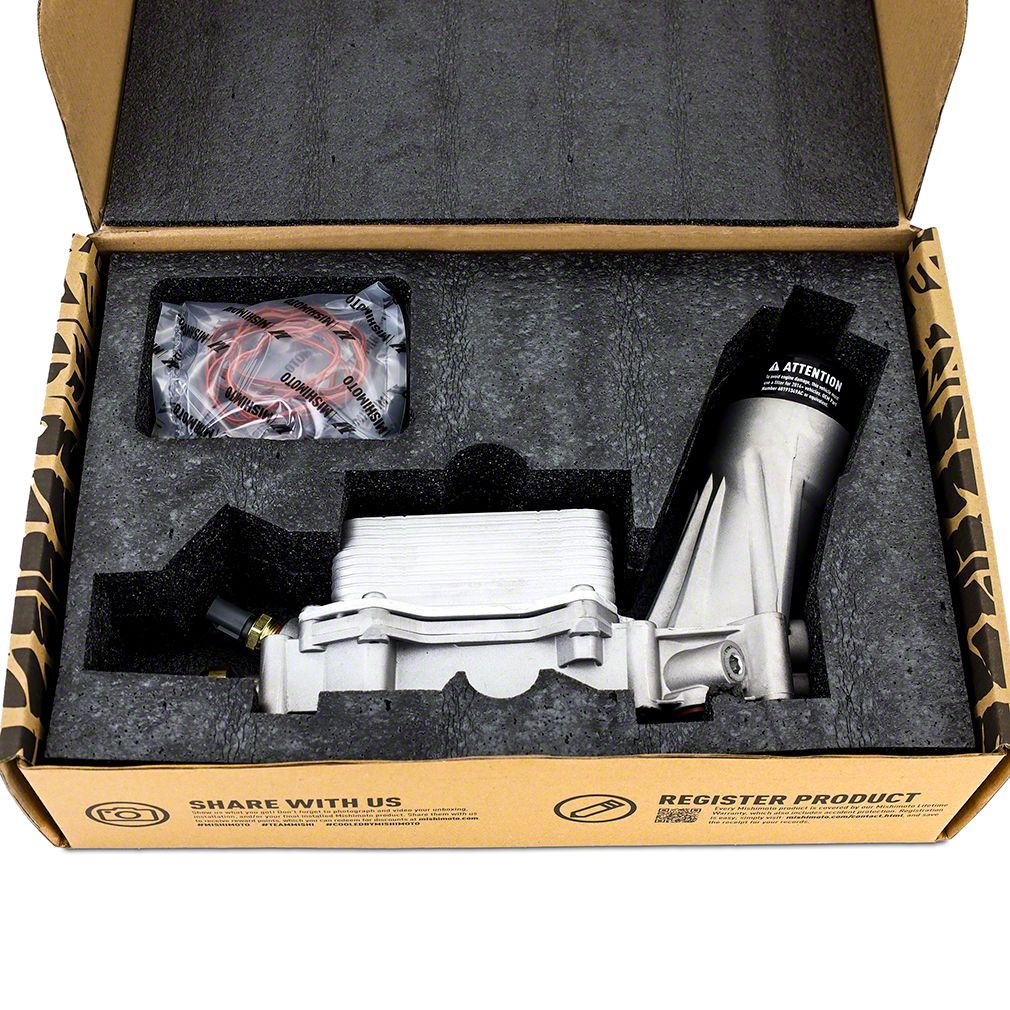 Mishimoto Jeep Cherokee Aluminum Oil Filter Housing Kit MMOFH-JK-12 (14 ...