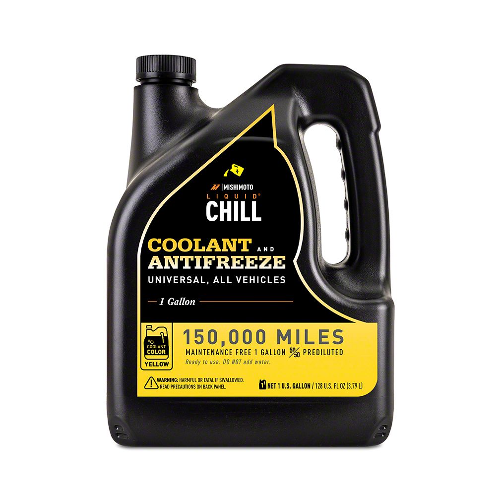 Mishimoto Titan Liquid Chill OE Coolant; Yellow; One Gallon MMRA-LC-EG ...