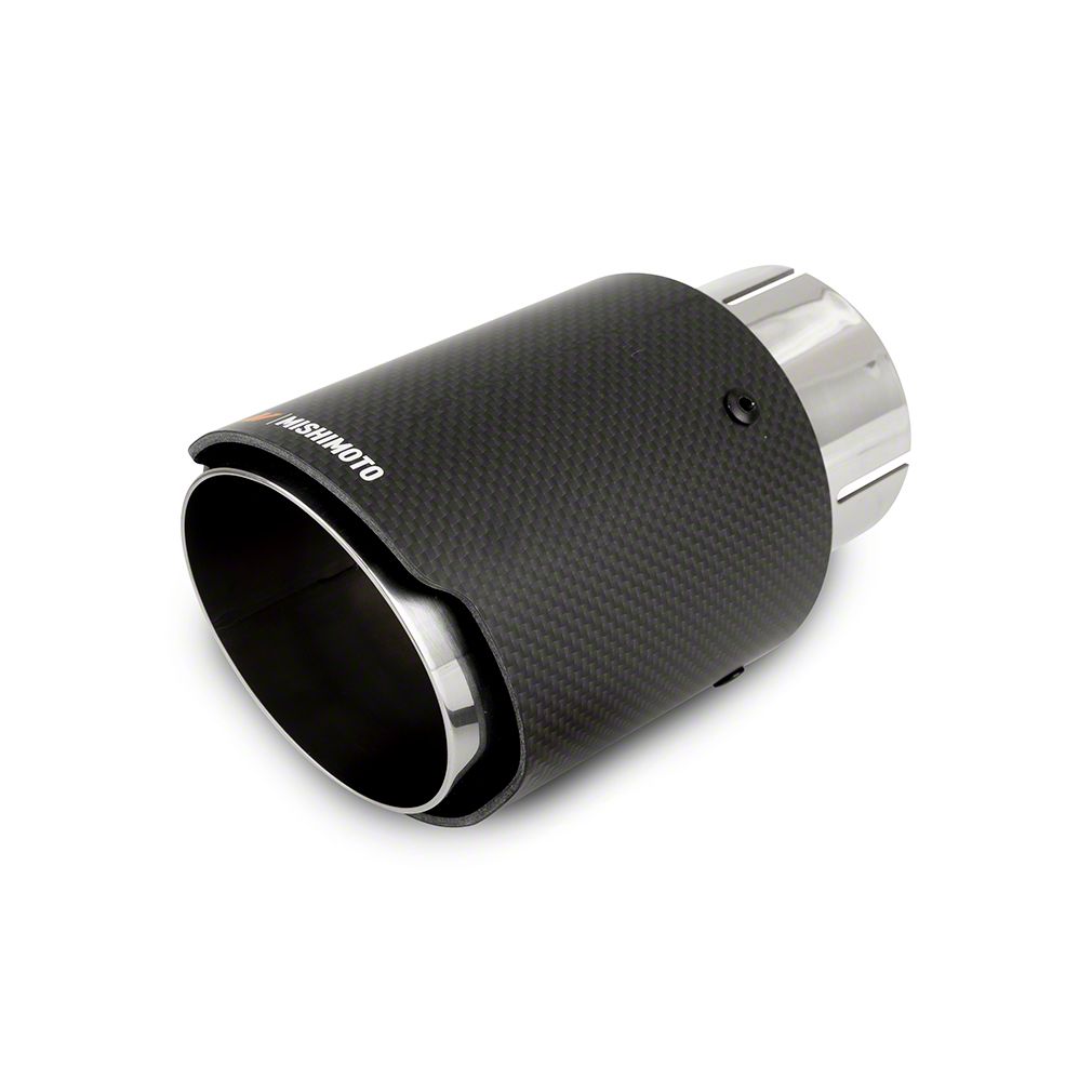 Mishimoto Tundra Carbon Fiber Exhaust Tip; 4-Inch; Polished MMEXH-TIP ...