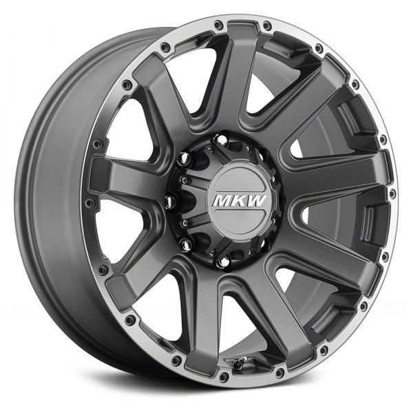 MKW Offroad Titan M94 Anthracite Gray 6-Lug Wheel; 20x9; 10mm Offset ...