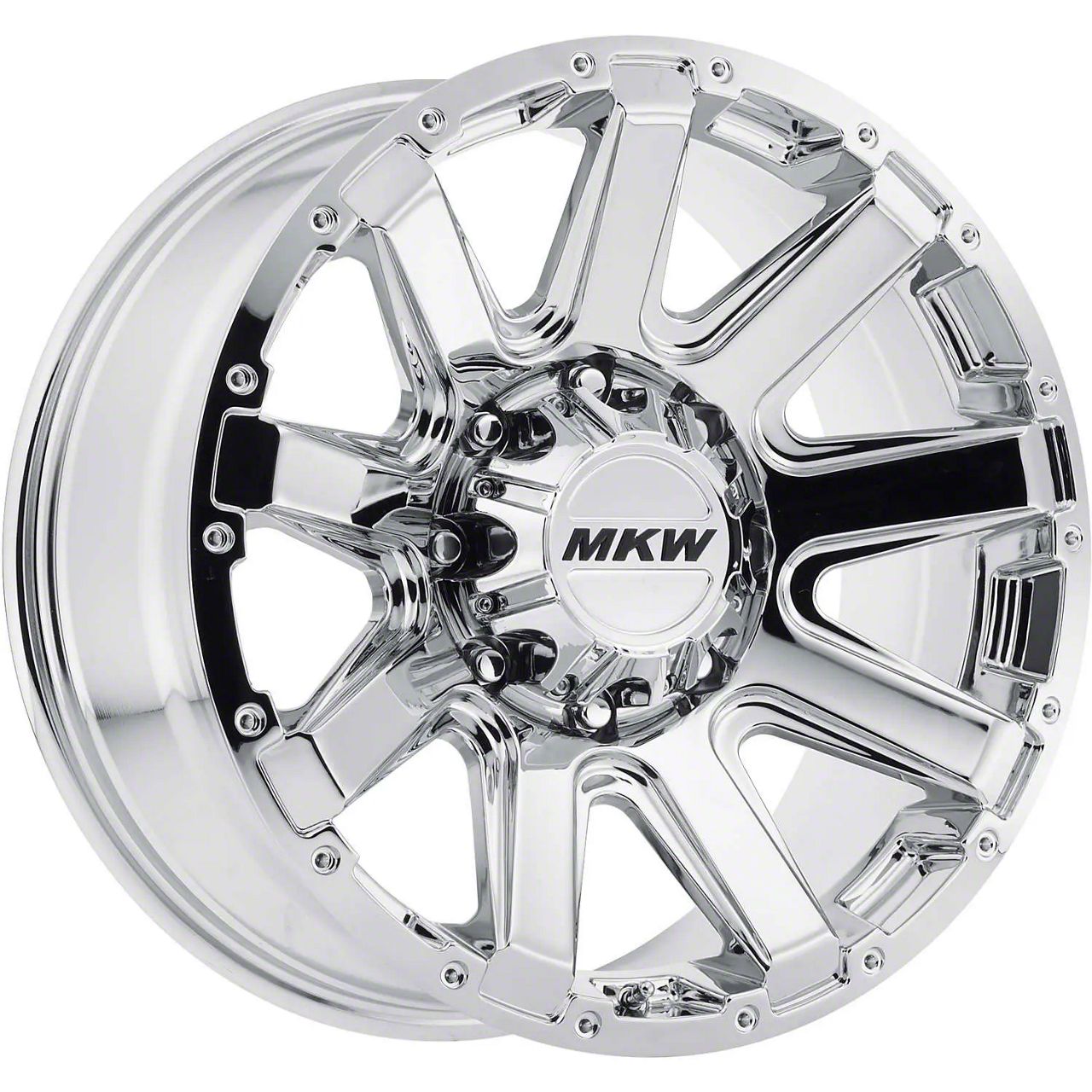 MKW Offroad Toyota 4-Runner M94 Chrome 6-Lug Wheel; 17x9; 10mm Offset ...