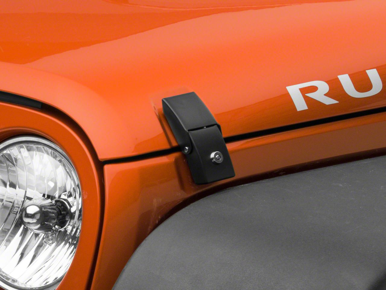 RedRock Jeep Wrangler Hood Lock Kit J132200 (07-18 Jeep Wrangler JK ...