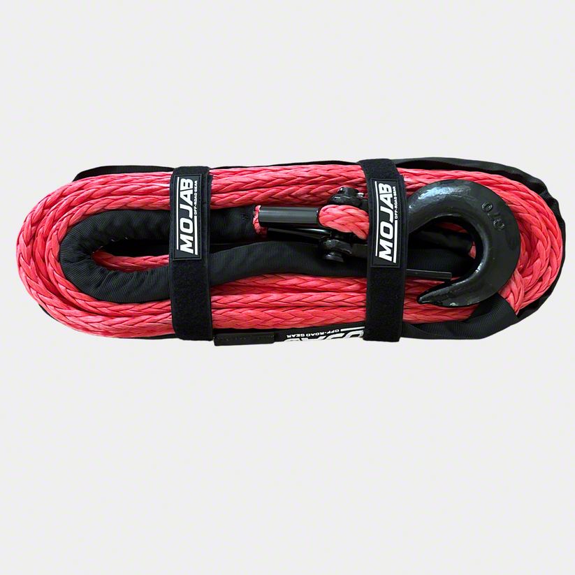 Mojab Offroad Jeep Gladiator 1/2-Inch x 78-Foot Synthetic Winch Rope ...