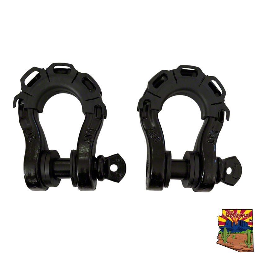 Mojab Offroad Jeep Gladiator 3/4-Inch Heavy Duty Steel Shackle Set ...