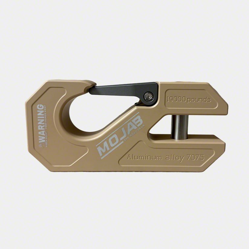 Mojab Offroad Jeep Gladiator Aluminum Winch Shackle with Closed Latch ...