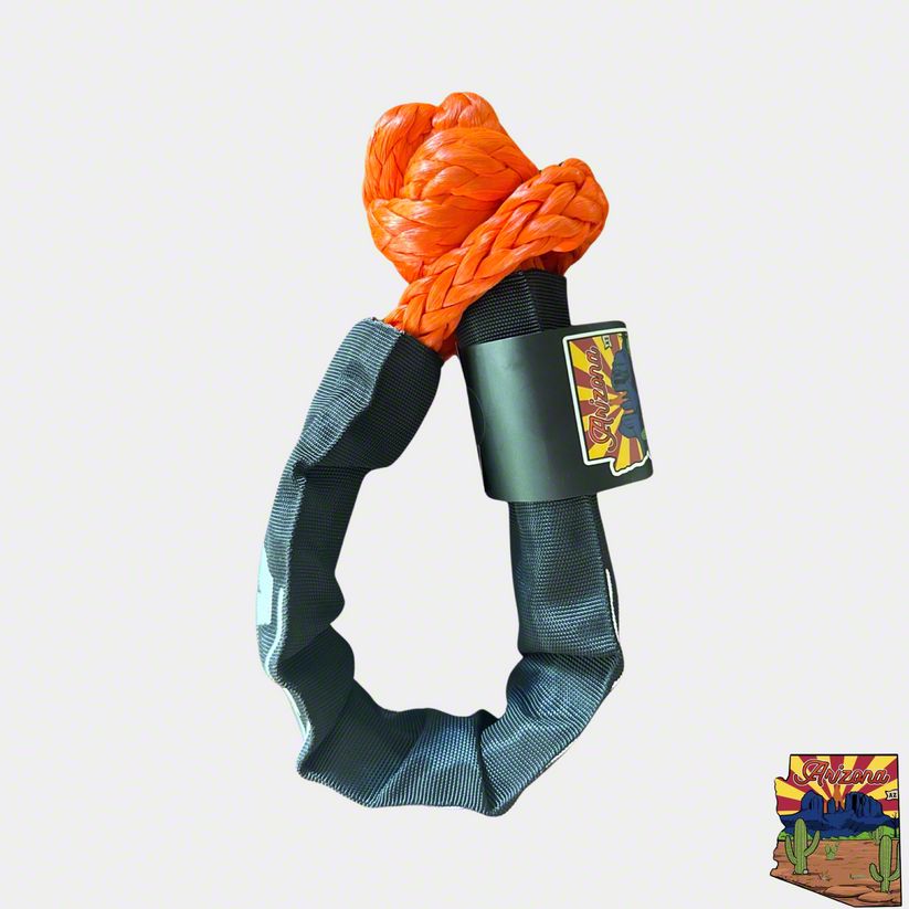Mojab Offroad Jeep Wrangler 3/8-Inch x 19-Inch Soft Shackle with Sleeve ...