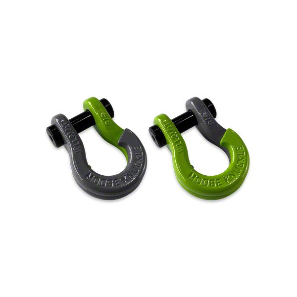 Moose Knuckle Offroad Bronco Jowl Split Recovery Shackle 5/8 Combo; Gun ...