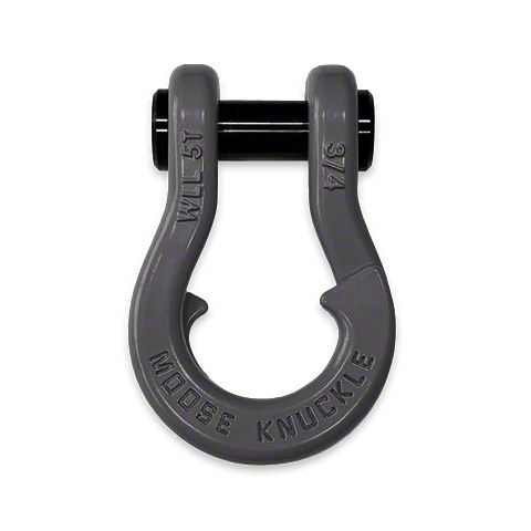 Moose Knuckle Offroad Titan Jowl Split Recovery Shackle 3/4; Gun Gray ...