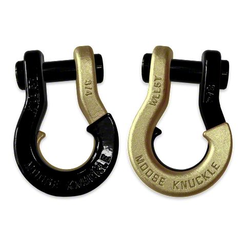 Moose Knuckle Offroad Jeep Wrangler Jowl Split Recovery Shackle 3/4 ...