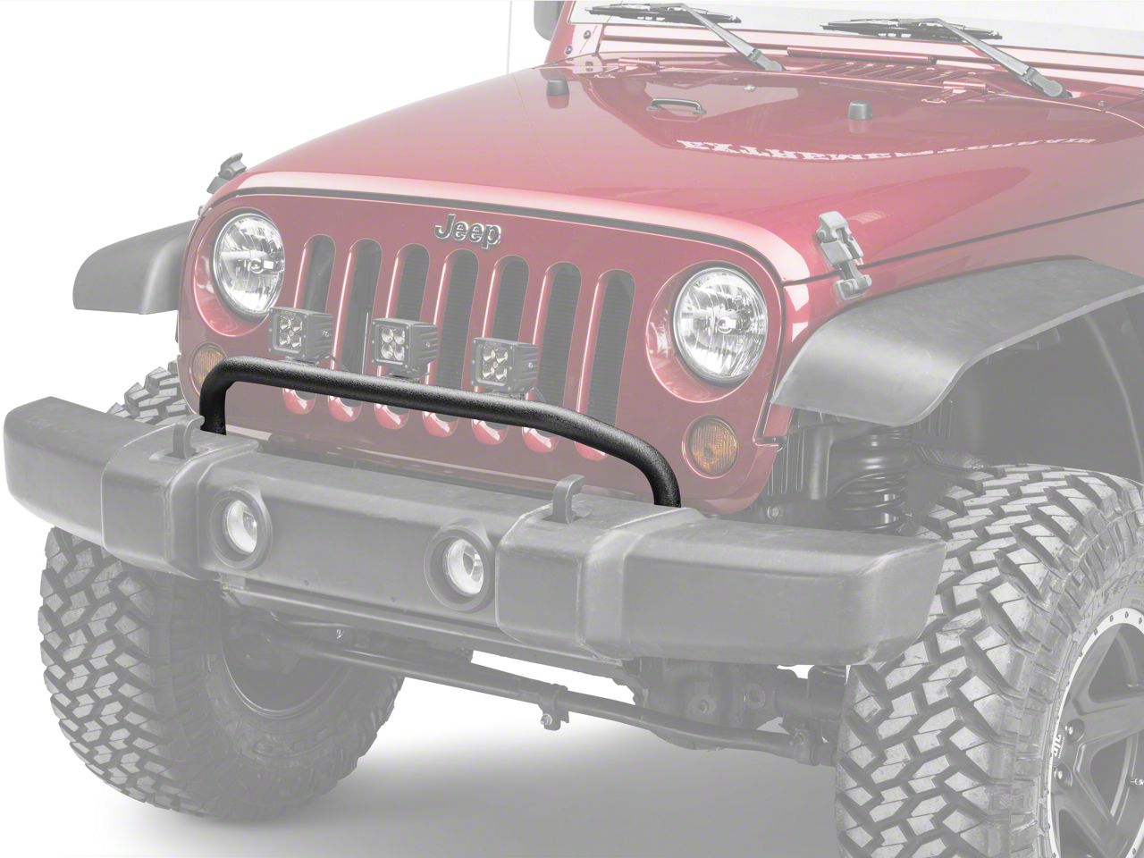 Mopar Jeep Wrangler By Rugged Ridge Front Light Bar 123220RR (07-18 ...