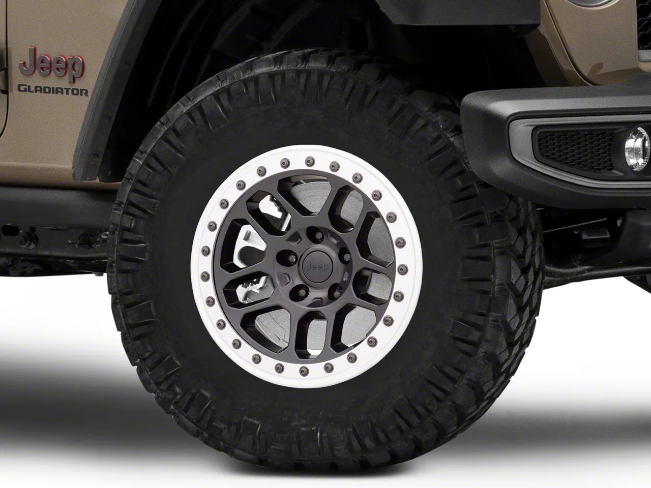 Mopar Jeep Gladiator True Beadlock Capable Satin Black Wheel; 17x8 ...