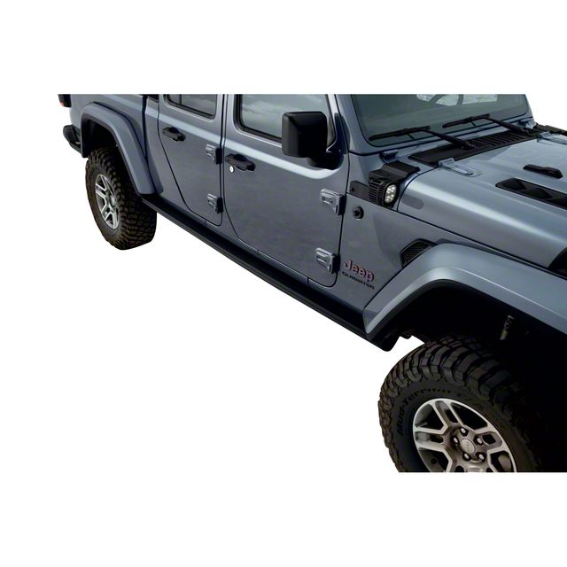 Mopar Jeep Gladiator Performance Rock Rails; Textured Black 82215606AC ...