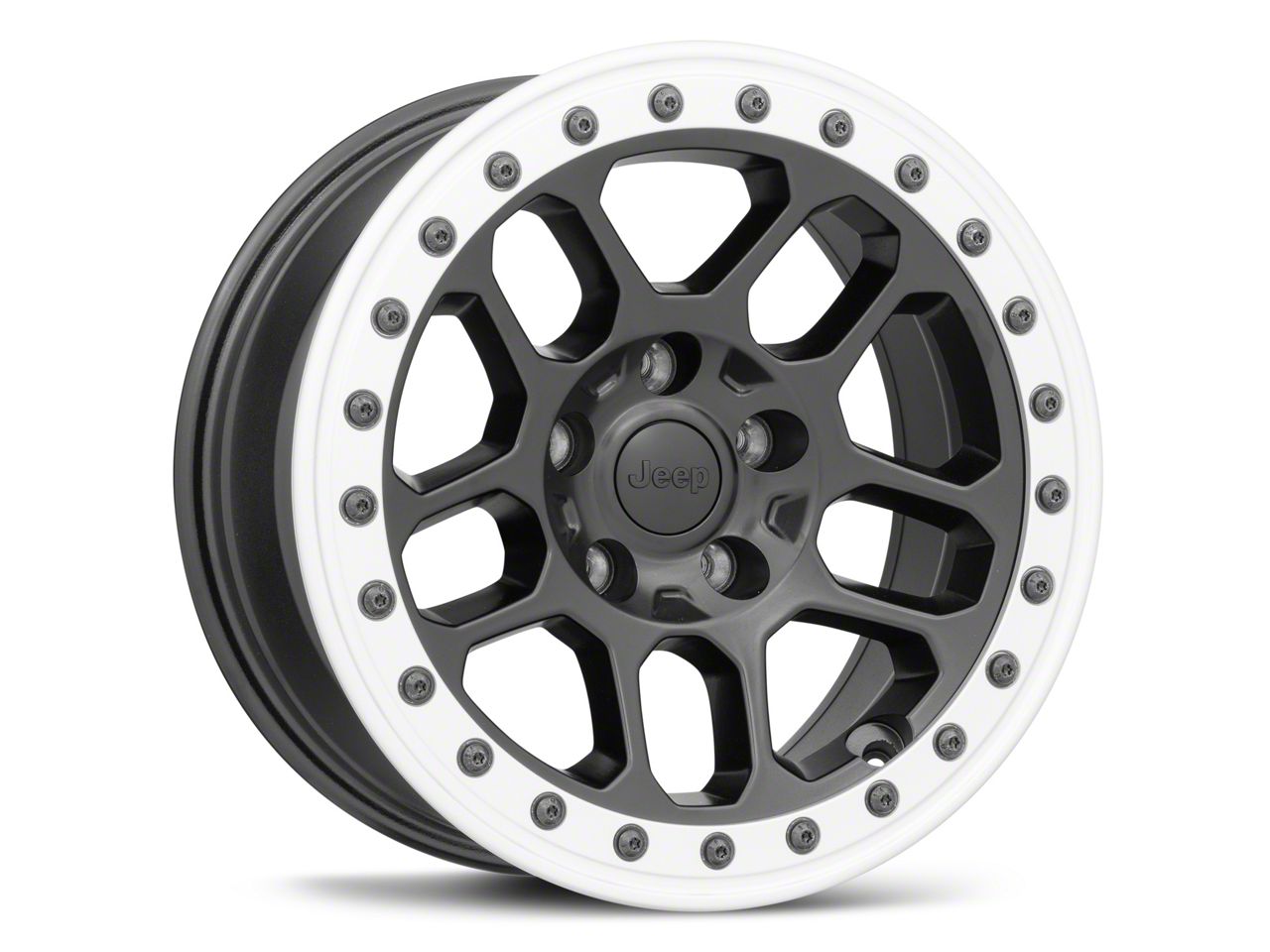 Mopar Jeep Grand Cherokee True Beadlock Capable Satin Black Wheel; 17x8 ...
