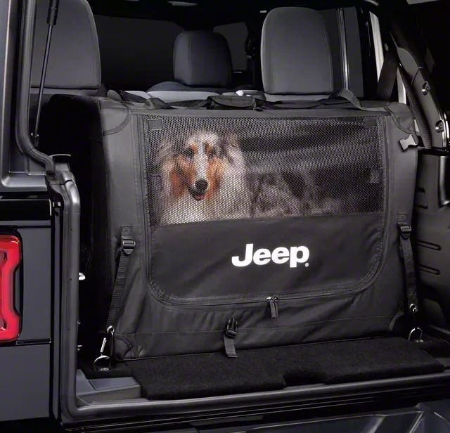Mopar Jeep Wrangler Collapsible Pet Kennel 82213729AC (18-25 Jeep ...