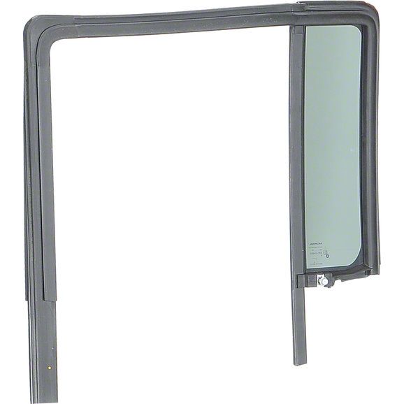 Mopar Jeep Wrangler Full Steel Door Glass Run Channel with Privacy ...