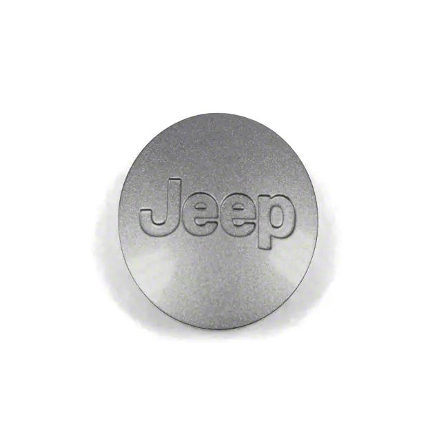 Mopar Jeep Wrangler OEM 17 or 18-Inch Wheel Center Cap; Silver ...