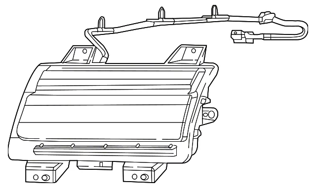 Mopar Jeep Wrangler Parking Light Assembly; With Daytime Running Lights ...