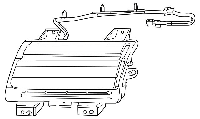 Mopar Jeep Wrangler Parking Light Assembly; With Daytime Running Lights ...
