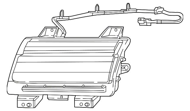 Mopar Jeep Wrangler Parking Light Assembly; Left; Without Daytime ...