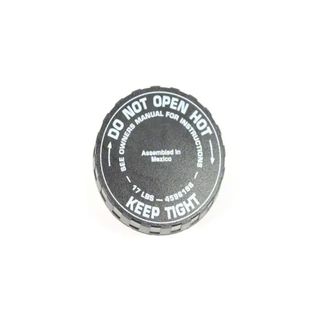 Mopar Jeep Wrangler Radiator Cap 4596198 (07-18 Jeep Wrangler JK ...