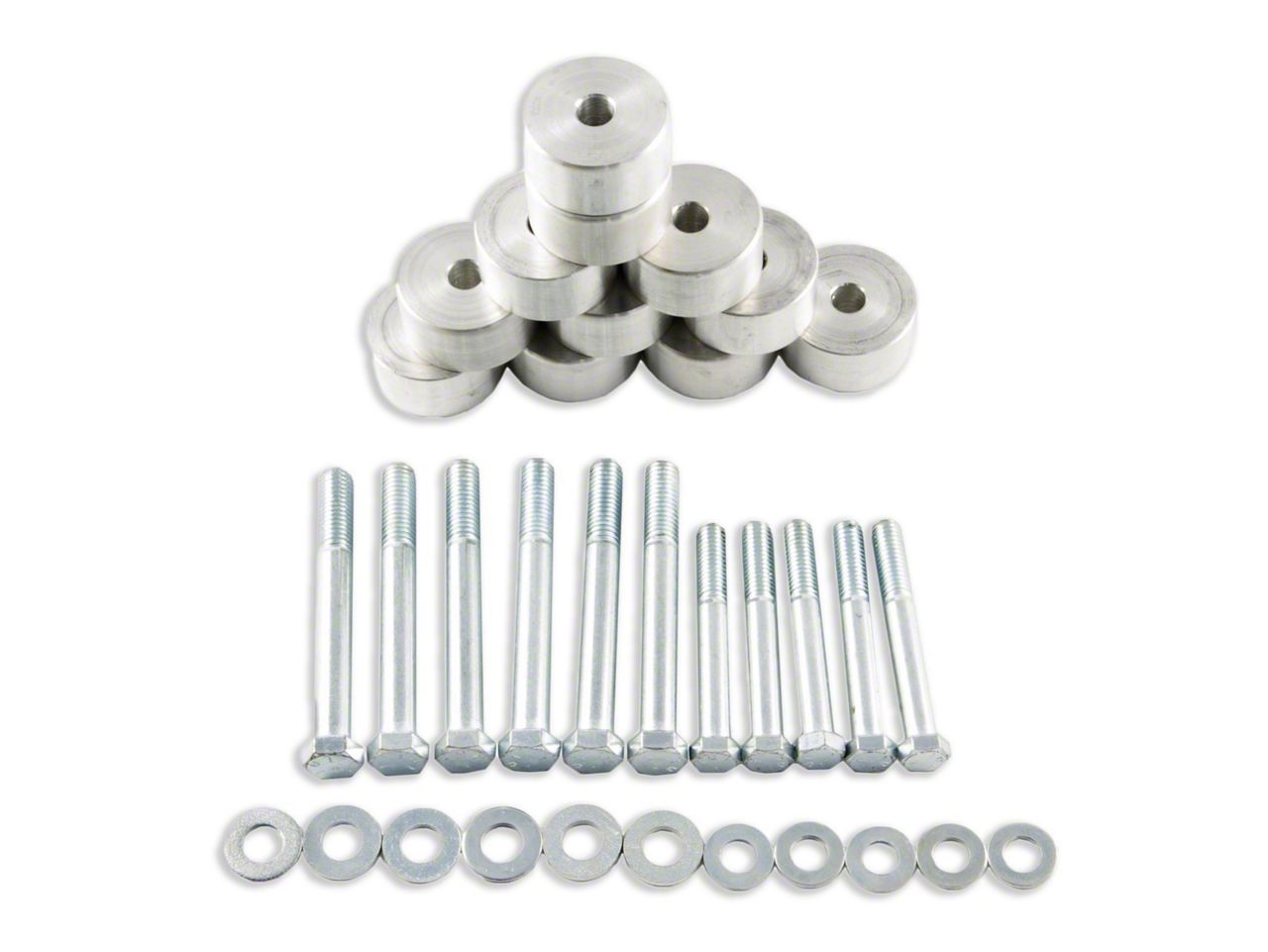 M.O.R.E. Jeep Wrangler 1-Inch Body Lift Kit J112871 (87-95 Jeep ...